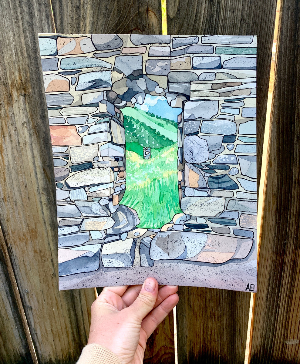 "The Grass is Greener" 11.2 x 9 in – Alex Bailey Art